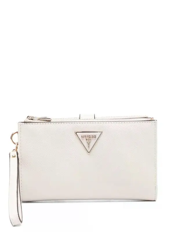 Guess Logo-plaque Wallet - Neutrals