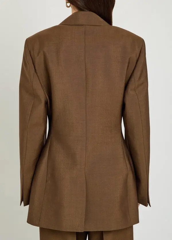 RÓHE Double-breasted Wool And Mohair-blend Blazer