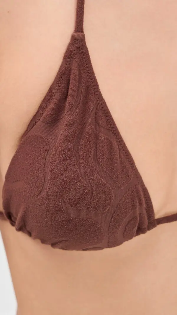 Oas Sunero Calia Bikini Top - Dk Brown