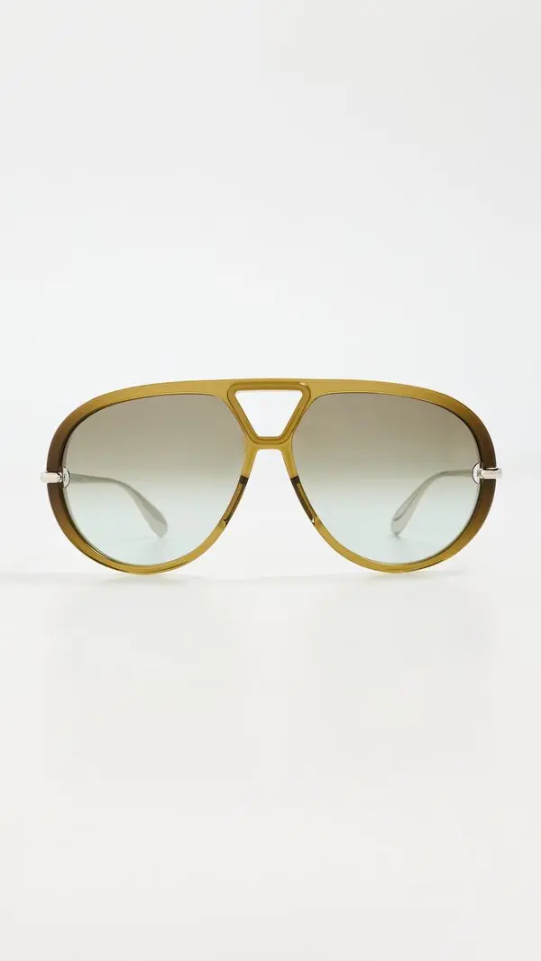Bottega Veneta Aviator Frame Sunglasses