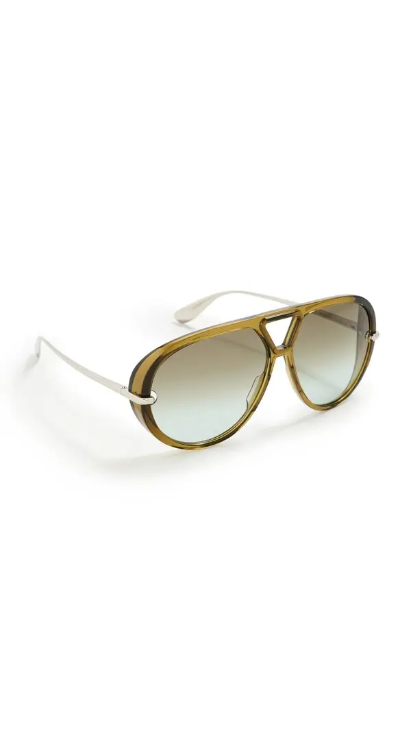 Bottega Veneta Aviator Frame Sunglasses