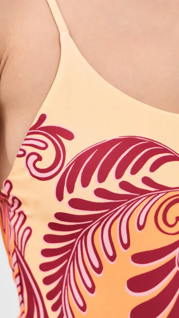 Farm Rio Printed One Piece Swimsuit