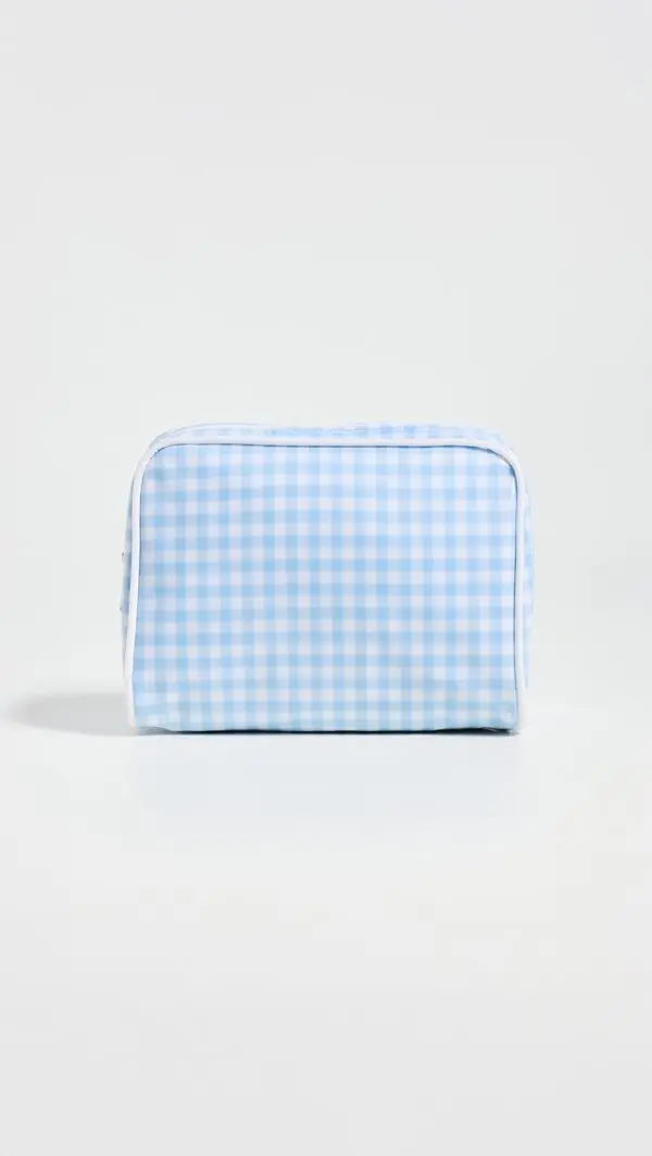 WEEZIE Small Gingham Toiletry Bag