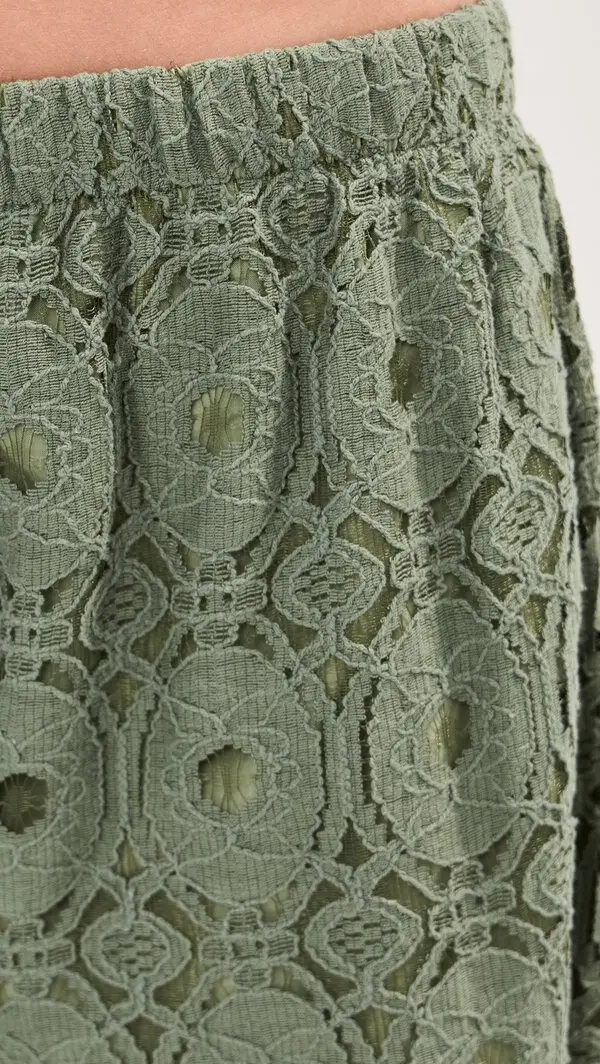 LE BOP Briar Lace Pants - Olive