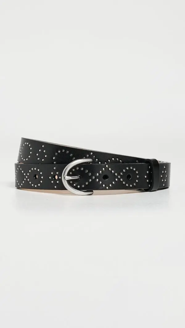 Rag & Bone Maisie Studded Cowhide Belt