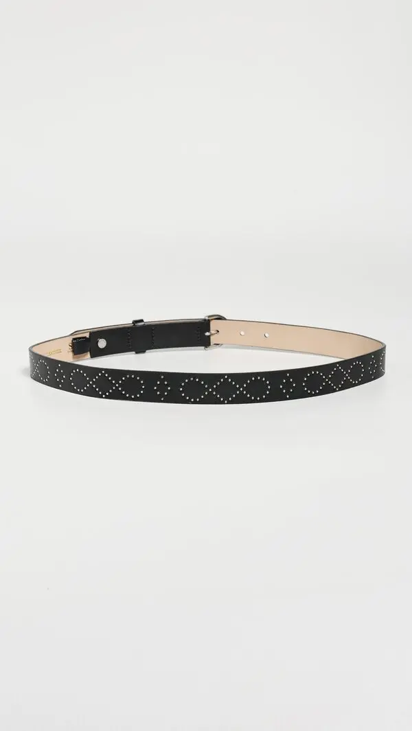 Rag & Bone Maisie Studded Cowhide Belt