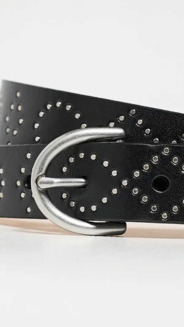 Rag & Bone Maisie Studded Cowhide Belt