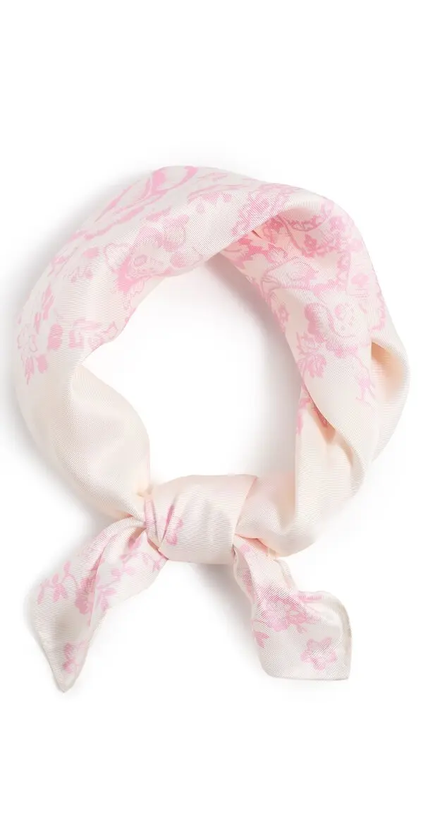 LoveShackFancy Labrina Head Scarf - Ivory Heirloom