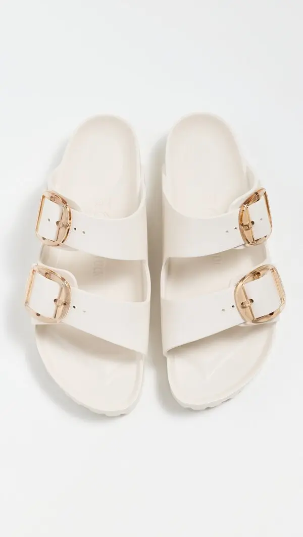 BIRKENSTOCK Arizona Eva Big Buckle Sandals - Eggshell