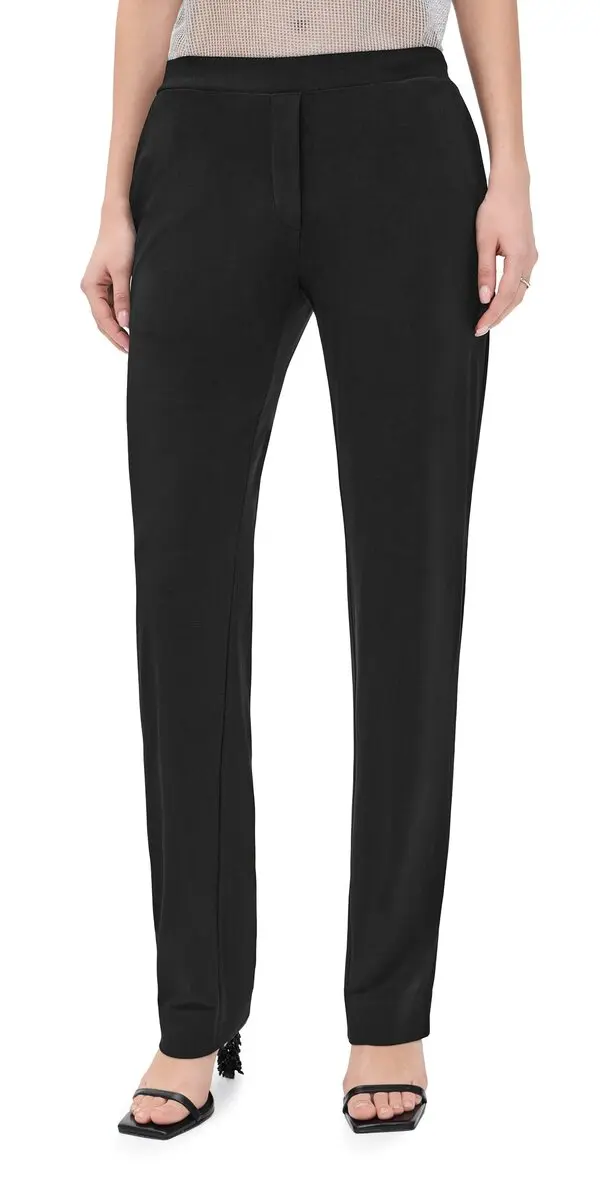 Norma Kamali Flat Front Trousers