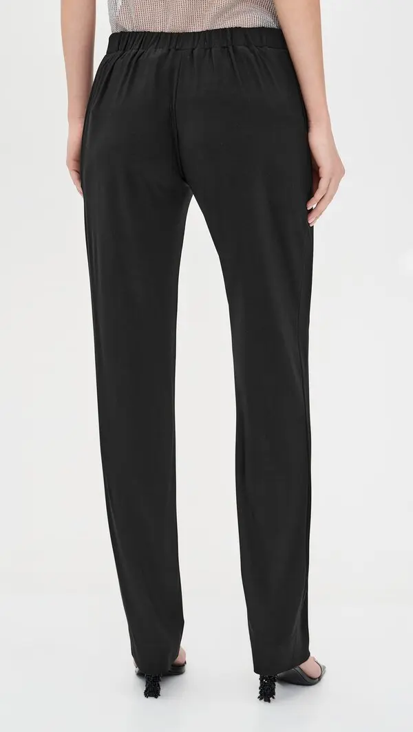 Norma Kamali Flat Front Trousers