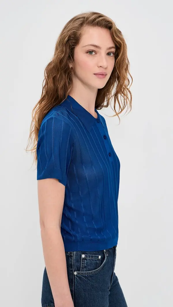 FRAME Ribbed Polo