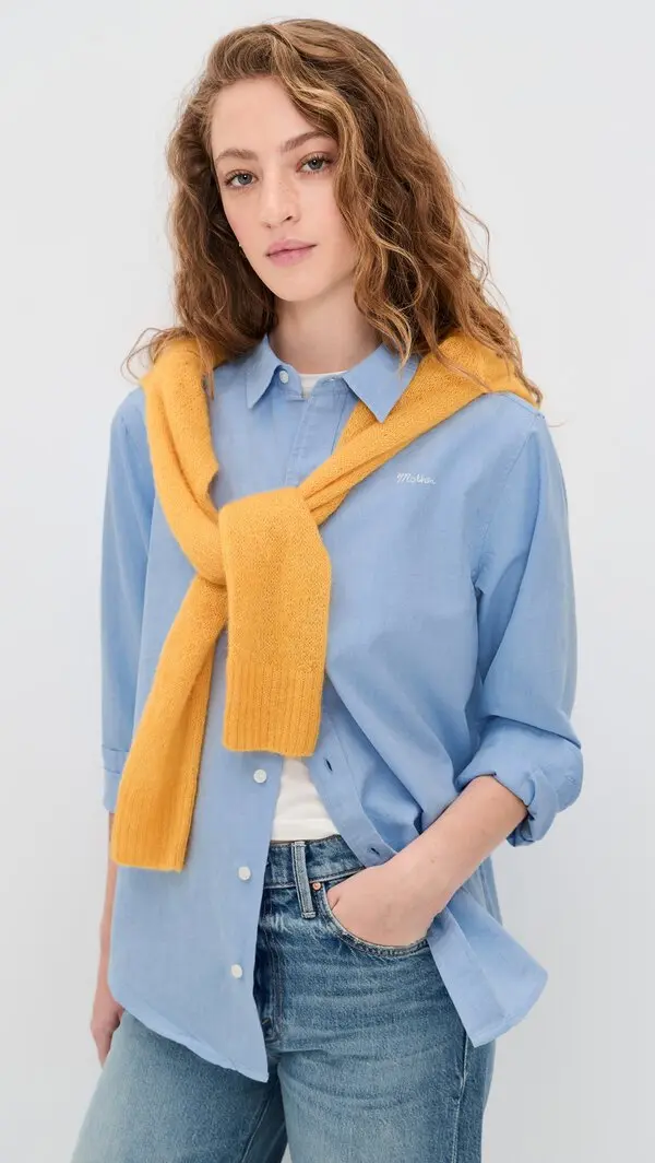 MOTHER The Bestie Button-down Shirt