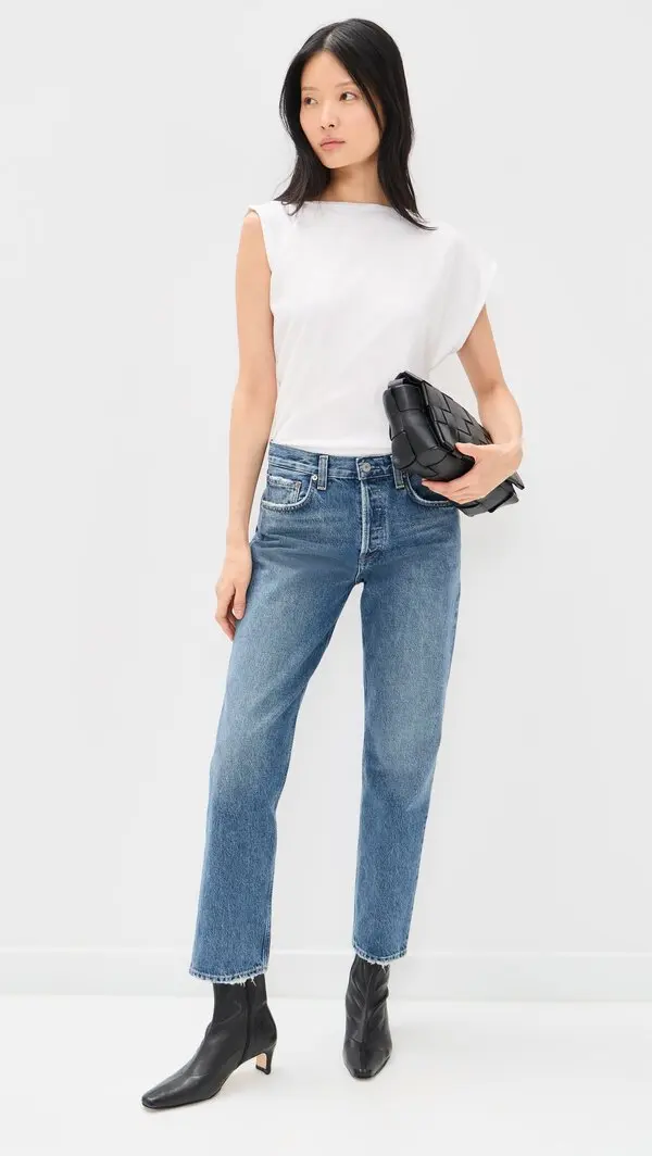 AGOLDE Romney Straight Leg Jeans - Bounty