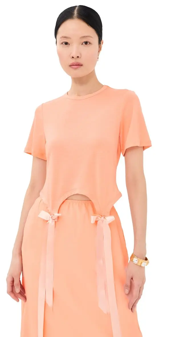 Simone Rocha Bow Tail Easy T-shirt