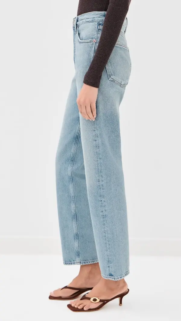 AGOLDE 90s Pinch Waist High Rise Straight Jeans - Addition