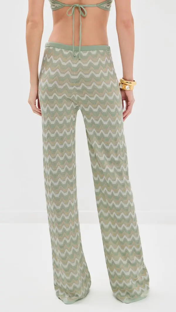 Devon Windsor Fiora Stripe Knit Pants - Aloe
