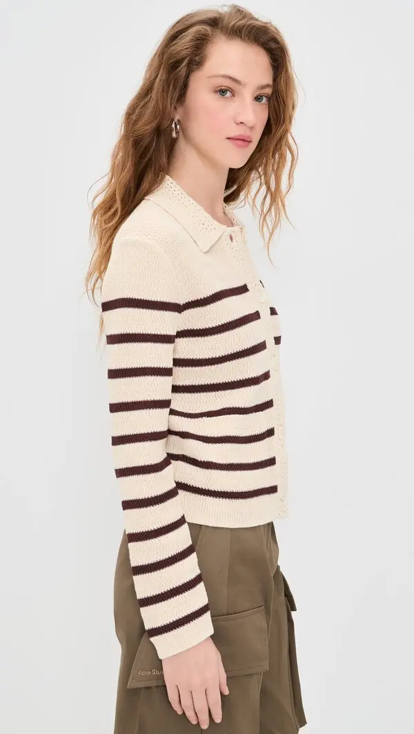 Rag & Bone Costi Striped Cardigan