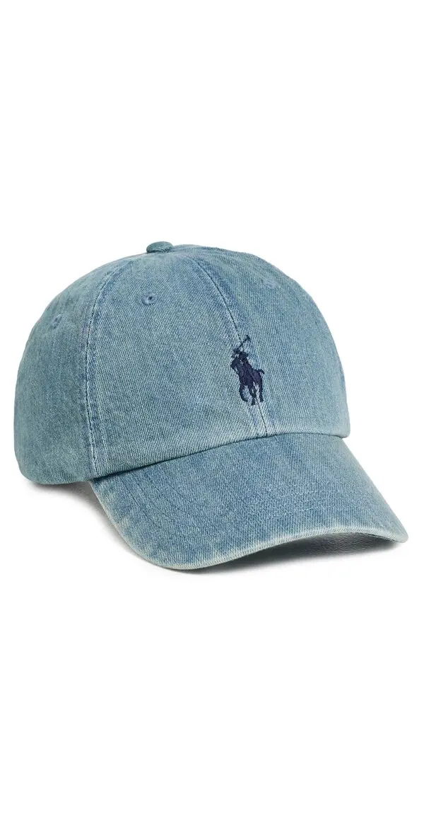 Polo Ralph Lauren Denim Cap - Light Wash Denim