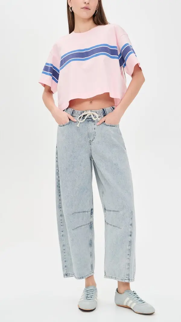 Marine Layer Drawstring Barrel Jeans
