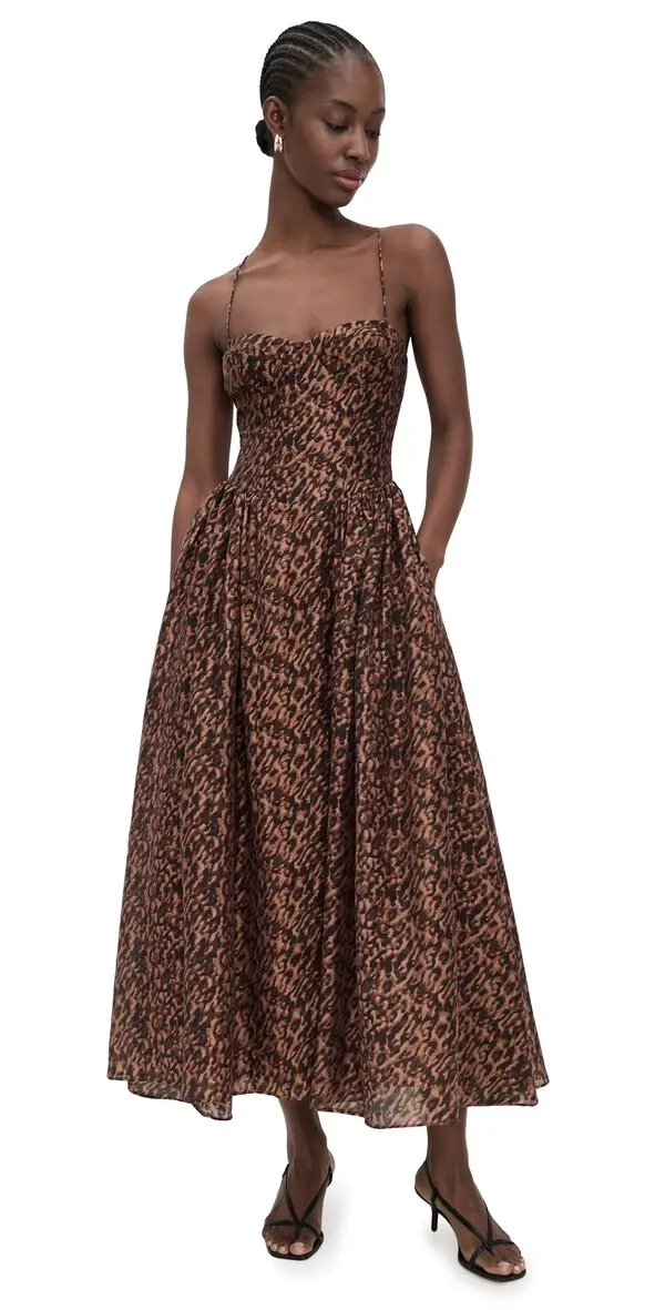 Bardot Estie Printed Maxi Dress