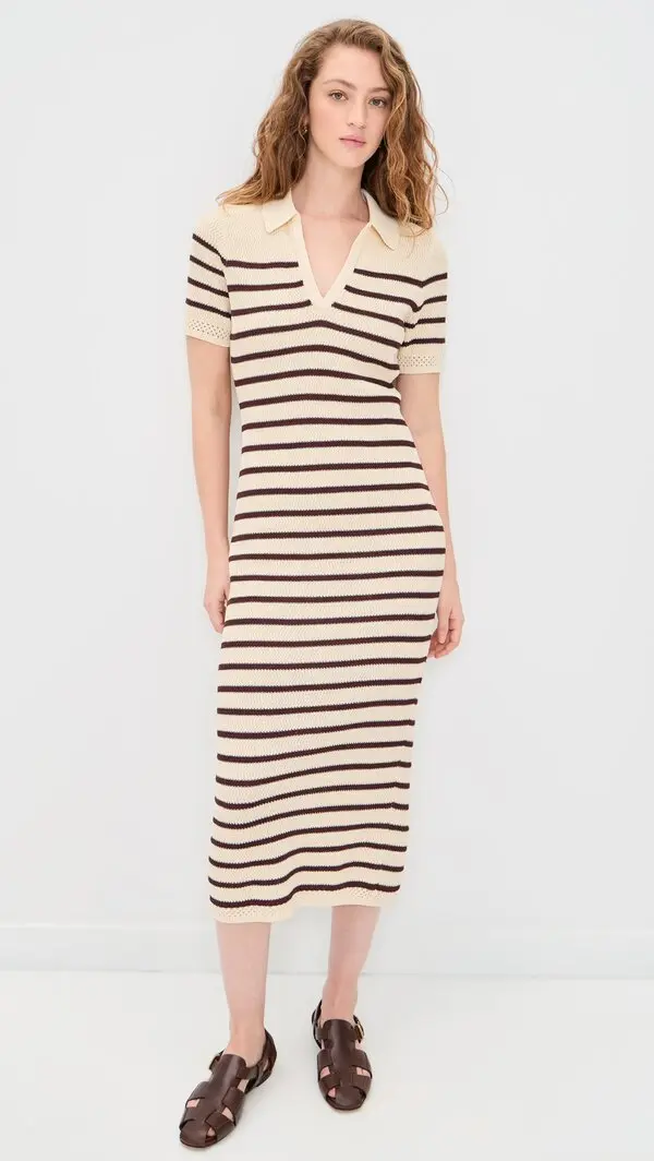 Rag & Bone Costi Polo Midi Dress