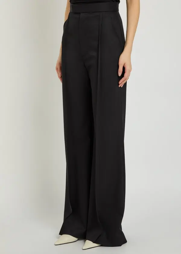 VIVIENNE WESTWOOD Wide-leg Wool Trousers