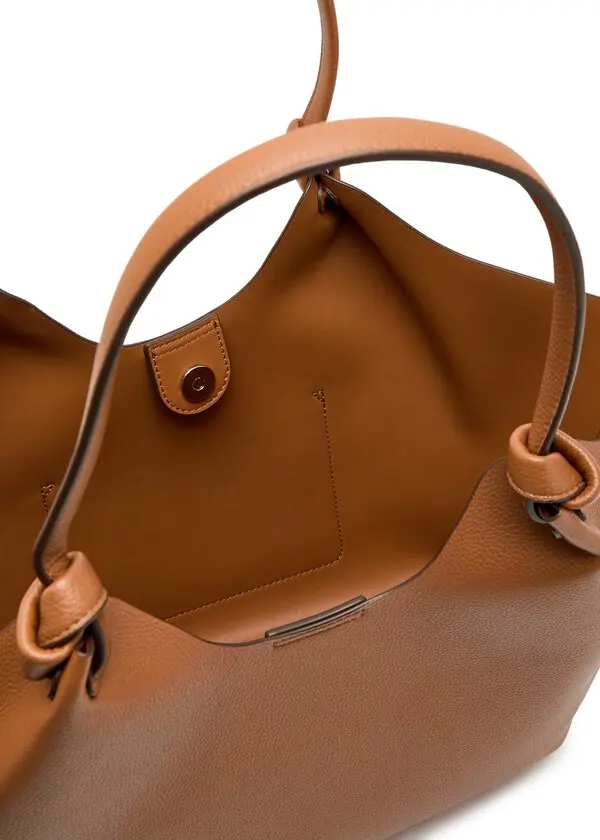 Dkny Grained Leather Tote Bag