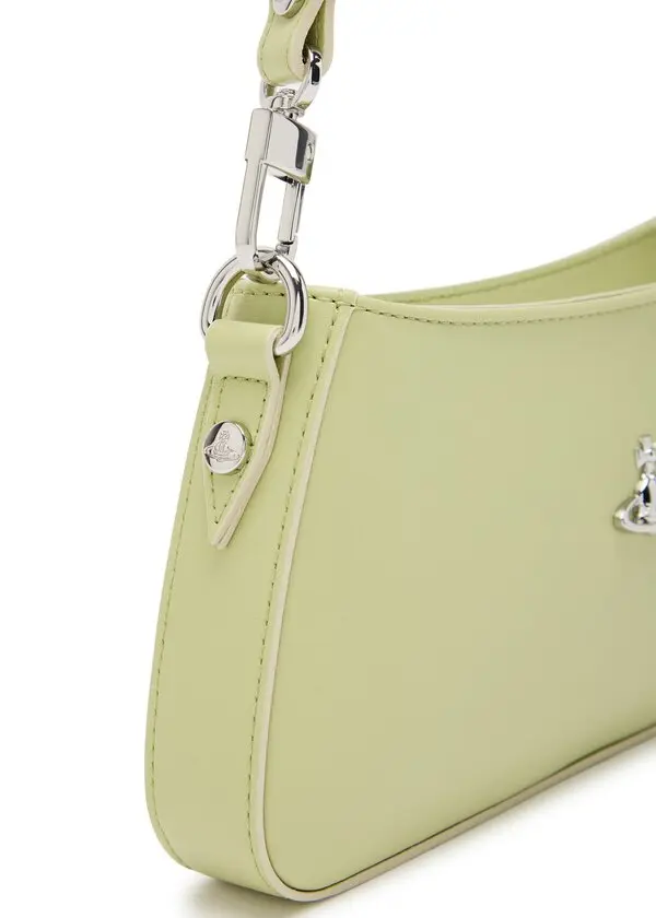 VIVIENNE WESTWOOD Tasha Leather Shoulder Bag - Green