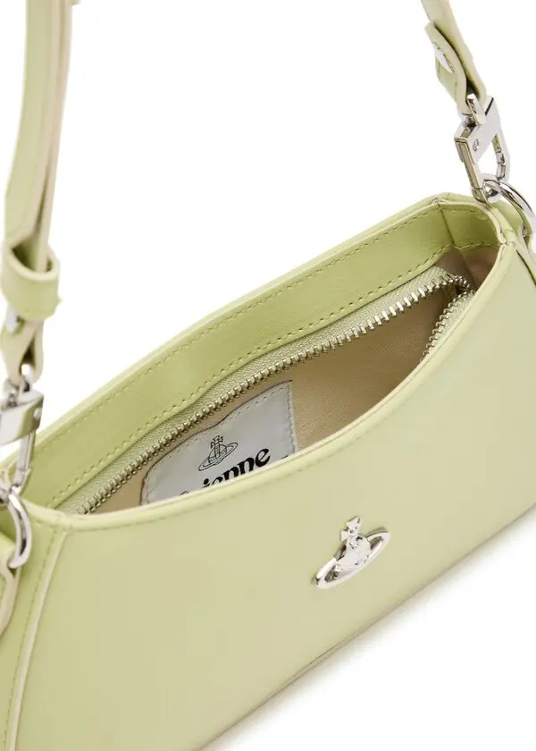 VIVIENNE WESTWOOD Tasha Leather Shoulder Bag - Green