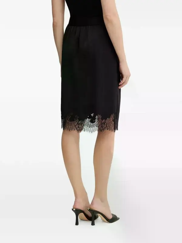 JOOP! Midi Skirt With Lace Trim