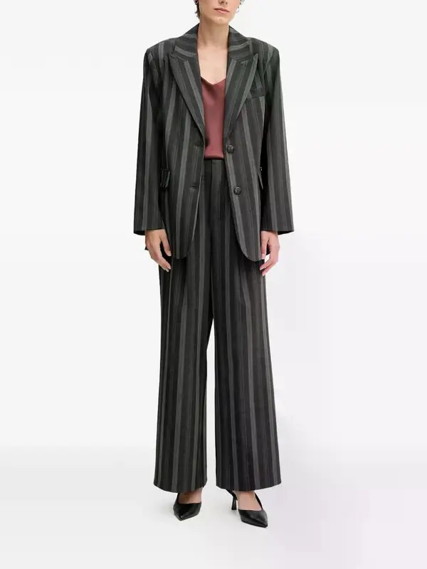 MOS MOSH Striped Button Blazer