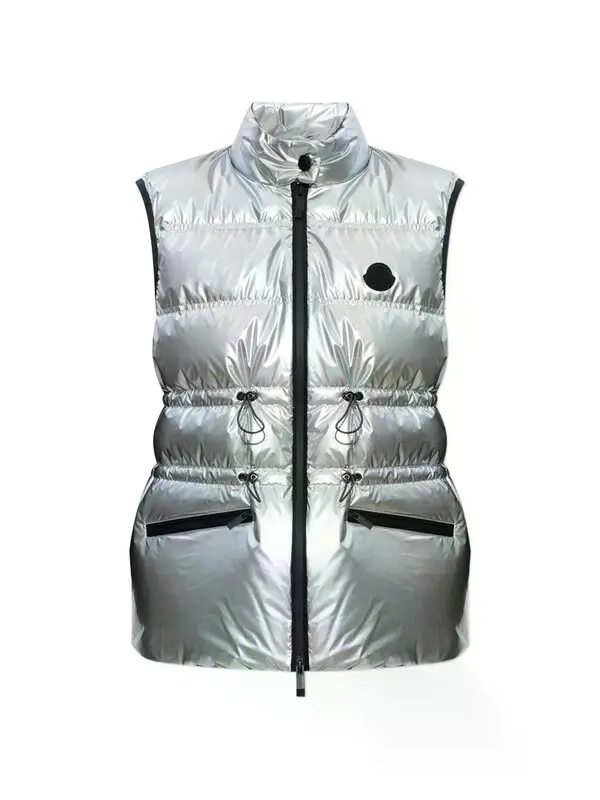 Moncler Padded Gilet - Silver