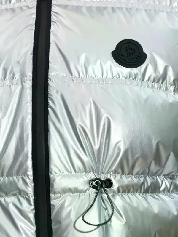 Moncler Padded Gilet - Silver
