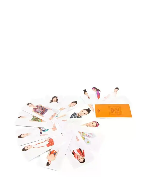 Hermès 2015 Knotting-instruction Cards - Orange