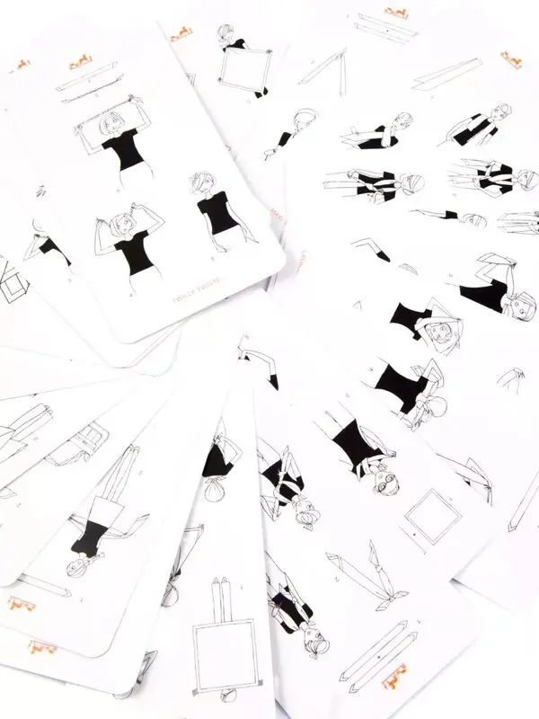 Hermès 2015 Knotting-instruction Cards