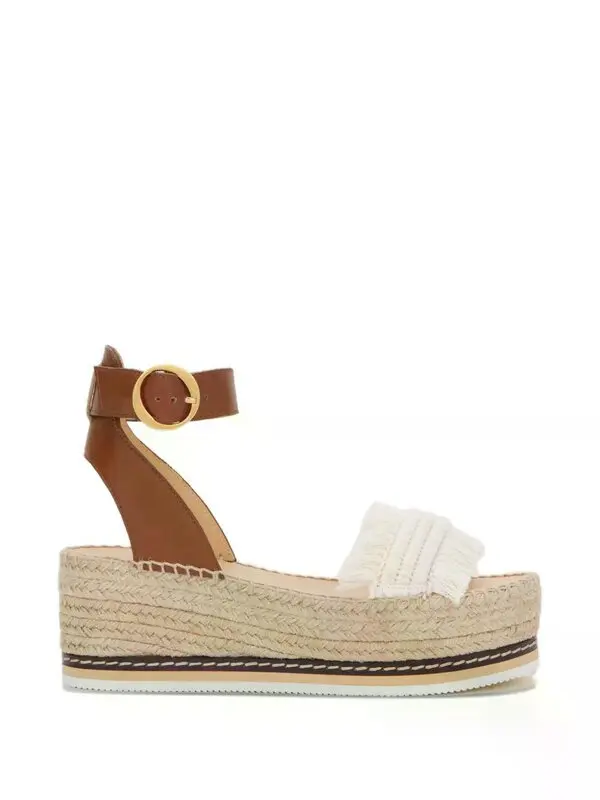 ODISSI Lily Mid-wedge Espadrilles - Brown