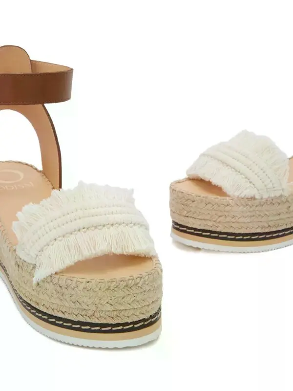 ODISSI Lily Mid-wedge Espadrilles - Brown