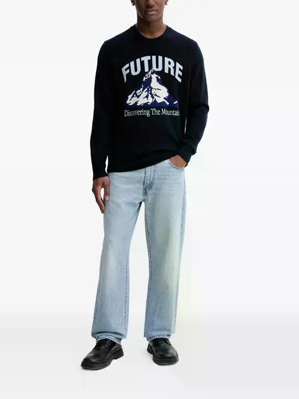 From Future Mountain-graphic Sweater