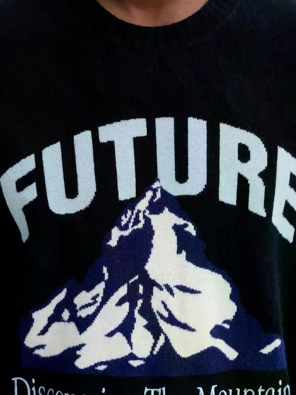 From Future Mountain-graphic Sweater