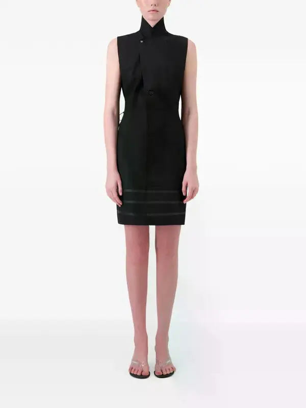 Coperni Button-fastening Tailored Dress