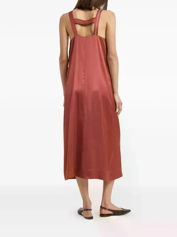 Peserico V-neck Midi Dress