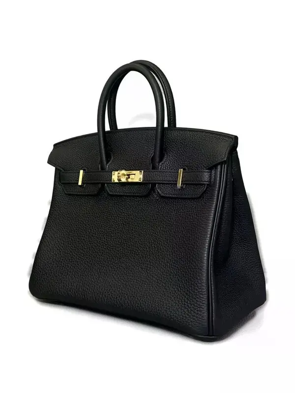 Hermès 2023 25 Birkin Tote Bag - Black