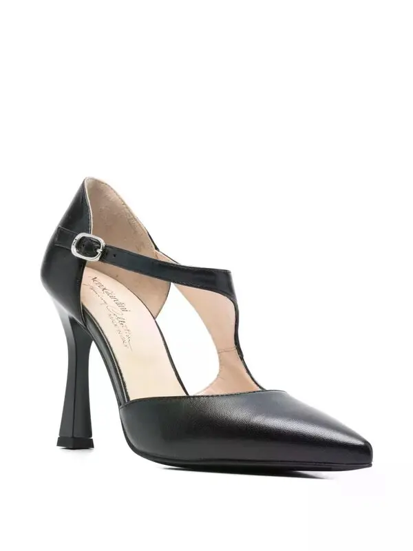 NEROGIARDINI Buckle-strap Leather Pumps - Black