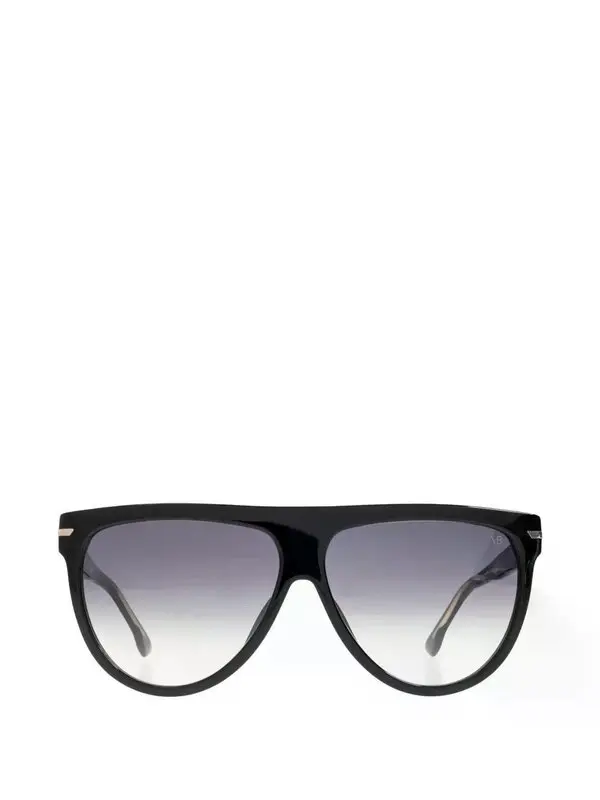 Victoria Beckham Logo-detail Sunglasses - Black