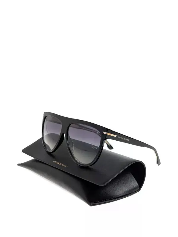 Victoria Beckham Oversized Logo Detail Sunglasses - Black