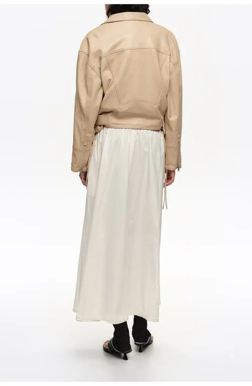 Bimba Y Lola A-line Skirt With Button Detail - Ivory
