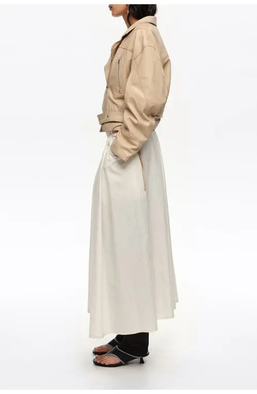 Bimba Y Lola A-line Skirt With Button Detail - Ivory