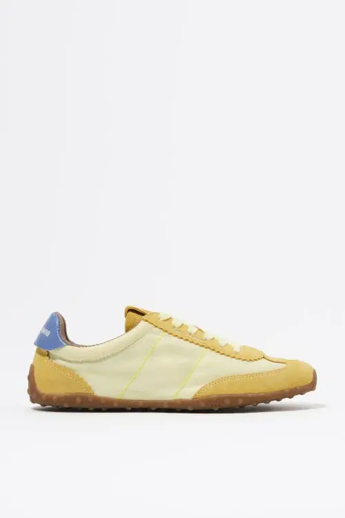 Bimba Y Lola Suede Nylon 13 29 Sneaker - Yellow