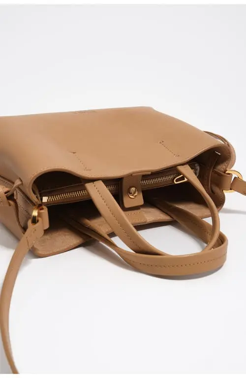 Bimba Y Lola Mini Leather Bag With Adjustable Strap